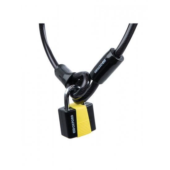 Oxford Loop Lock10 Hooped Cable + Padlock - FREE UK DELIVERY & RETURNS ...