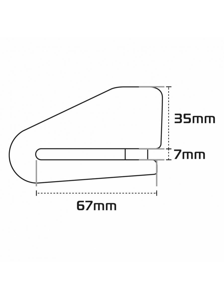 Oxford Alpha XA14 Alarm Stainless Disc Lock - FREE UK DELIVERY ...