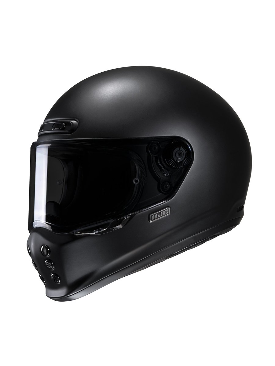 HJC V10 Plain Motorcycle Helmet - FREE UK DELIVERY & RETURNS - JTS ...