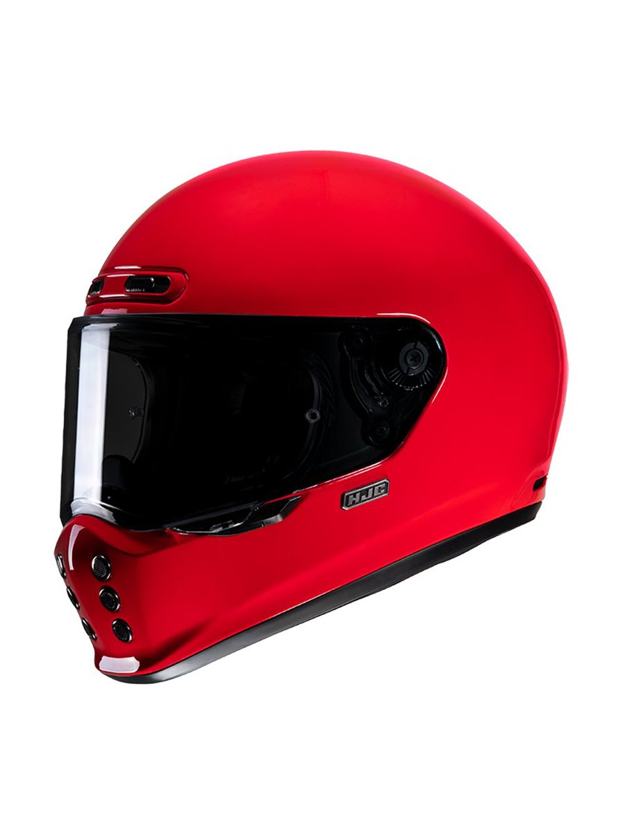 HJC V10 Plain Motorcycle Helmet - FREE UK DELIVERY & RETURNS - JTS ...
