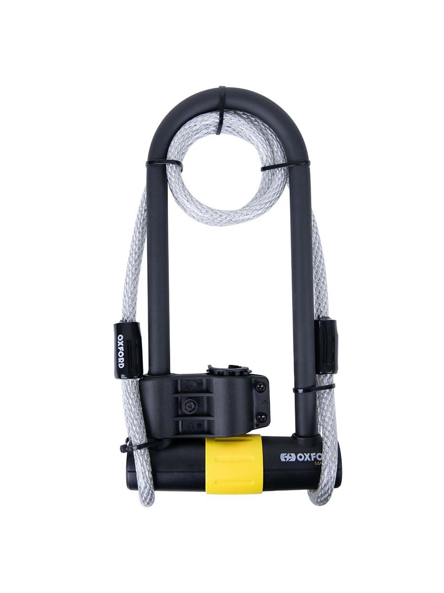 Oxford Magnum Duo U-Lock with Bracket & Cable - FREE UK DELIVERY ...