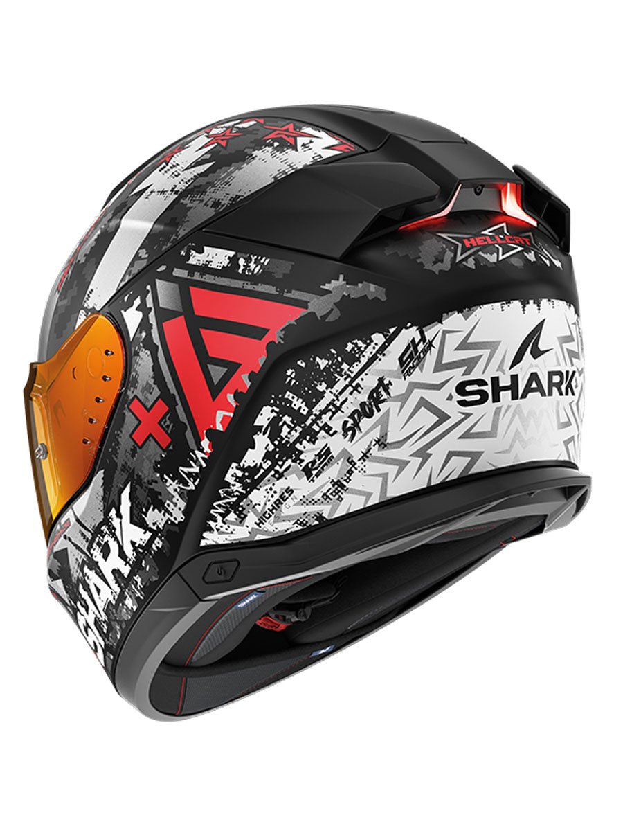 Shark Skwal I3 Hellcat Motorcycle Helmet - FREE UK DELIVERY & RETURNS ...