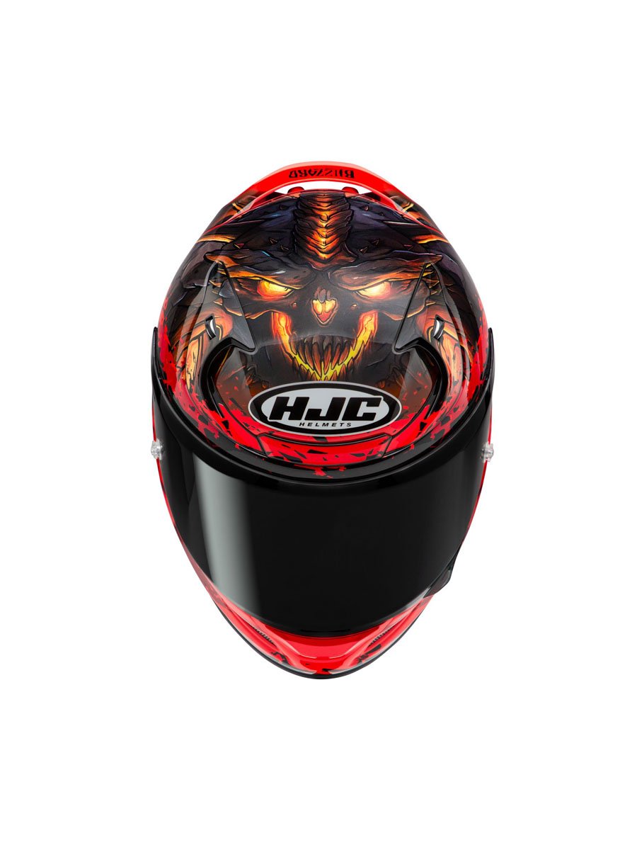 HJC RPHA 12 Diablo Blizzard Motorcycle Helmet - FREE UK DELIVERY ...