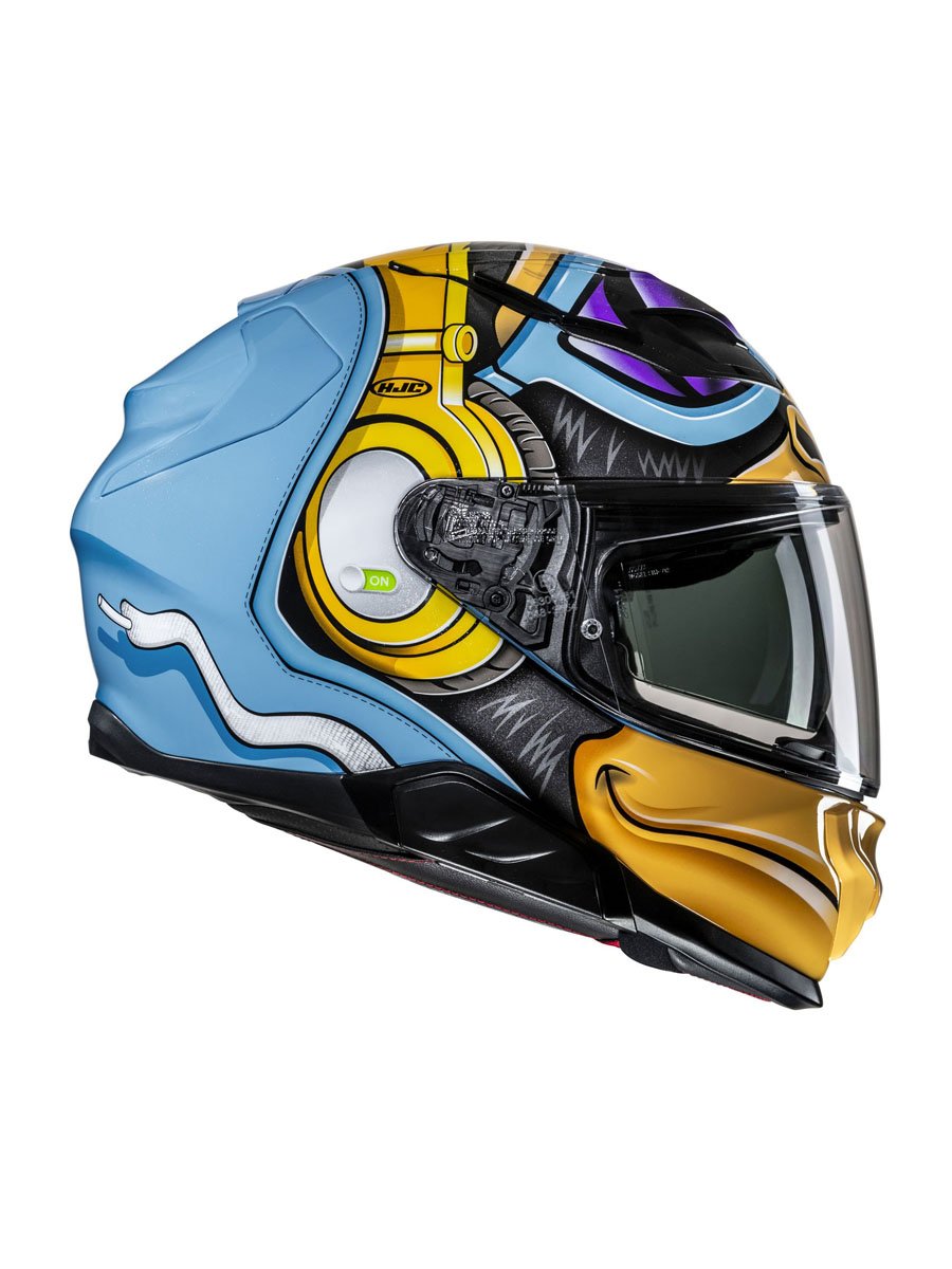 HJC F71 Monkey DJ Motorcycle Helmet - FREE UK DELIVERY & RETURNS ON ...
