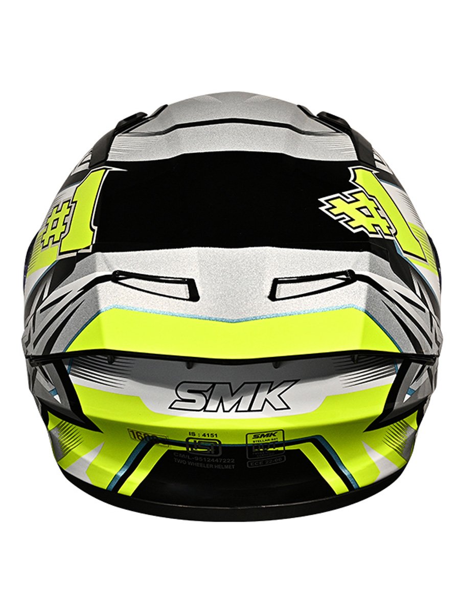 SMK Stellar Sport Uno Motorcycle Helmet - FREE UK DELIVERY & RETURNS ...