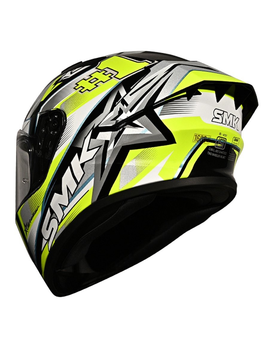 SMK Stellar Sport Uno Motorcycle Helmet - FREE UK DELIVERY & RETURNS ...