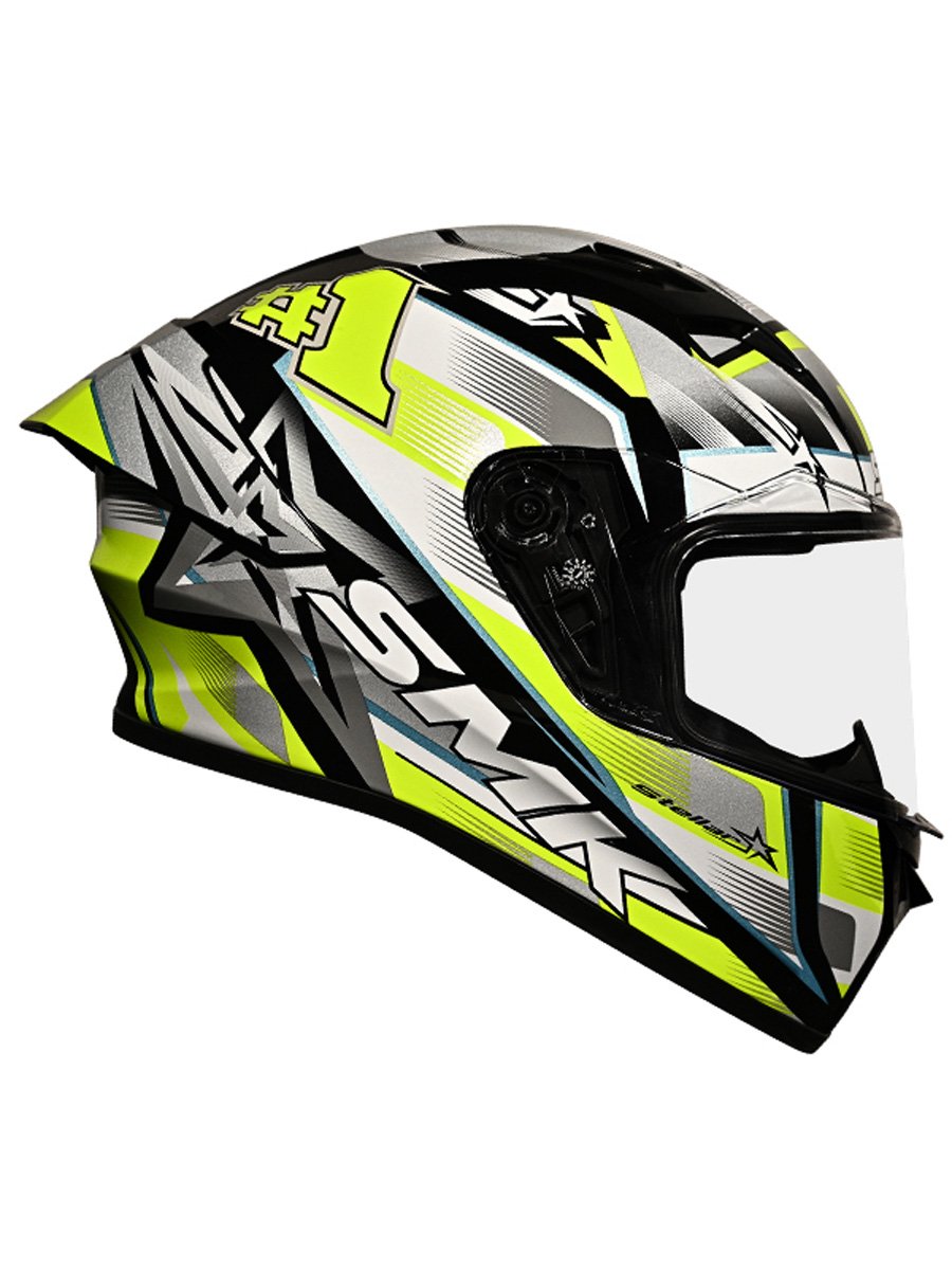 SMK Stellar Sport Uno Motorcycle Helmet - FREE UK DELIVERY & RETURNS ...