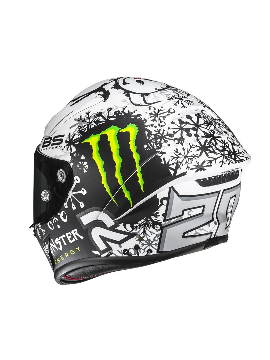 HJC RPHA 1 V2 Carbon Snow Diablo Motorcycle Helmet - FREE UK DELIVERY ...