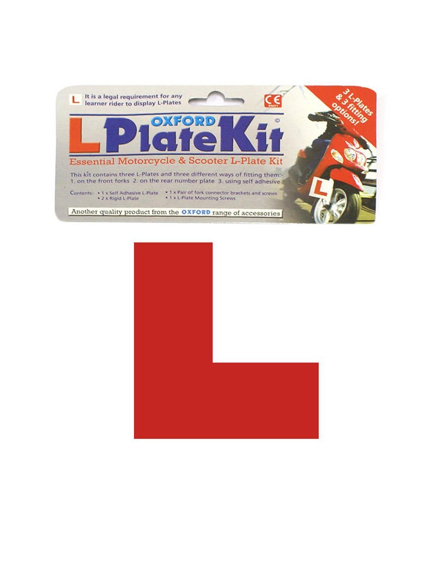 Oxford Motorcycle and Scooter L Plate Kit - ORDERS OVER £50 FREE UK ...
